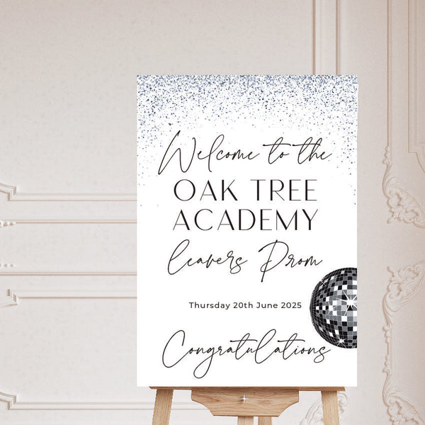 Leavers' Prom Personalised Welcome Sign – TheLuxCoShop